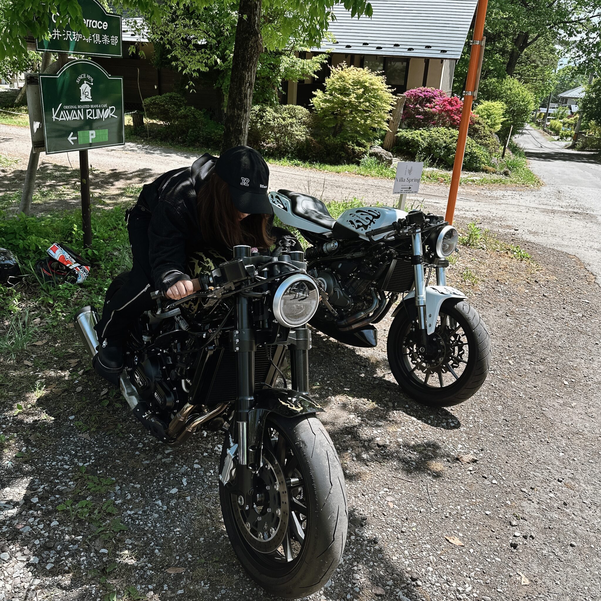 X350納車！！TRIJYAカスタム！サポートが決まりました！ | ハーレー女子とXL1200Xのブログ